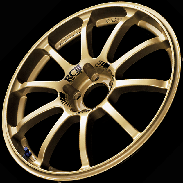 Advan RCIII 18x8.5 +38mm 5-114.3 Racing Gold Wheel | Juggernaut Performance Inc.
