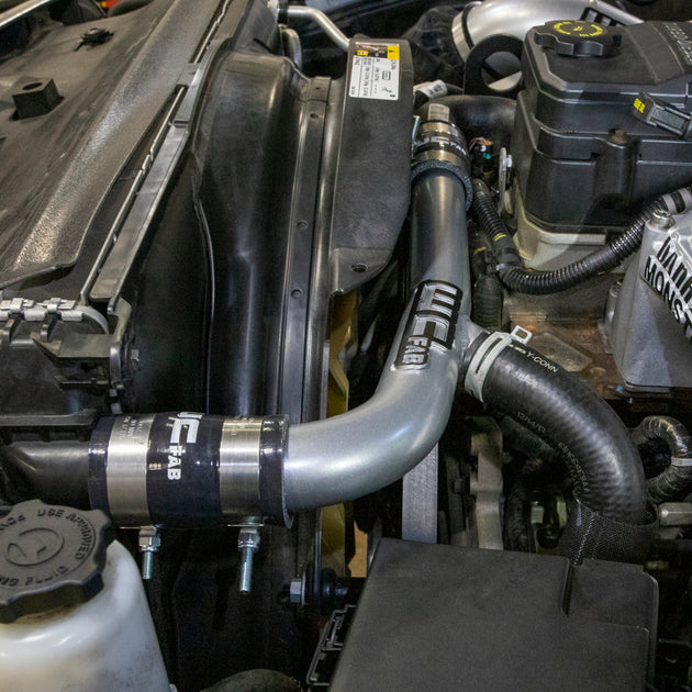 Wehrli 13-15 Dodge Cummins 6.7L w/Dual Radiator Upper Coolant Pipe - G ...