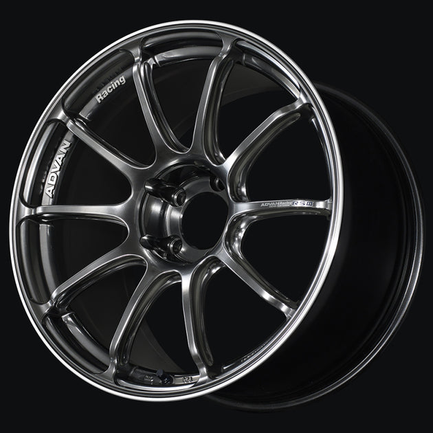 Advan RSIII 19X8.5 +35 5-120 Racing Hyper Black & Ring Wheel ...