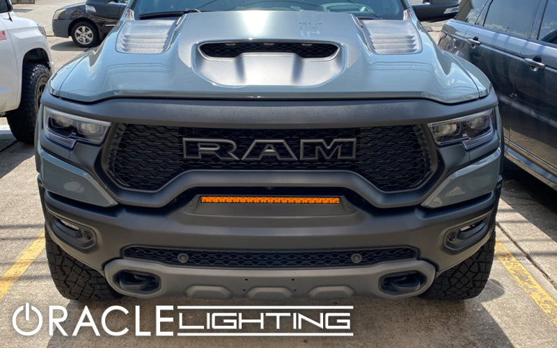 Oracle 19-22 RAM Rebel/TRX Front Bumper Flush LED Light Bar System ...