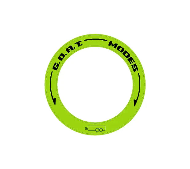 Drive Mode to GOAT Mode Dial Ring Overlay - 2024+ Ranger | Juggernaut ...