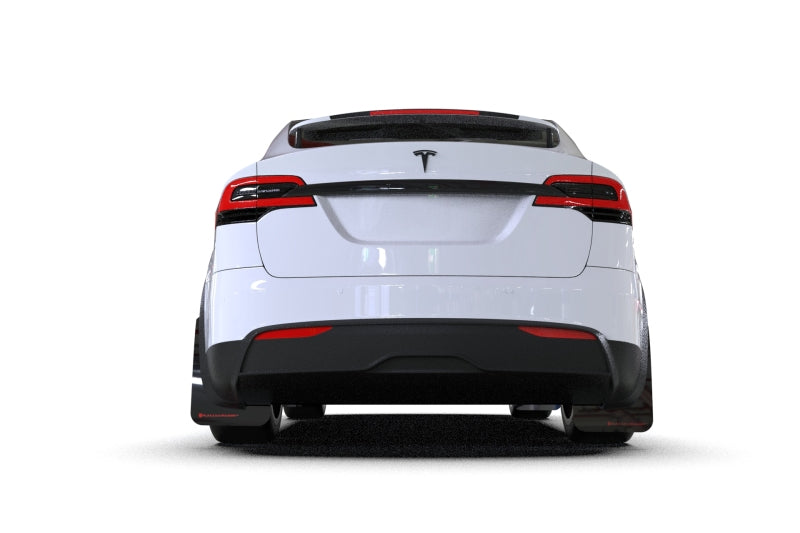 Rally Armor 2022 Tesla Model X/X Plaid Black UR Mud Flap - Metallic Bl ...