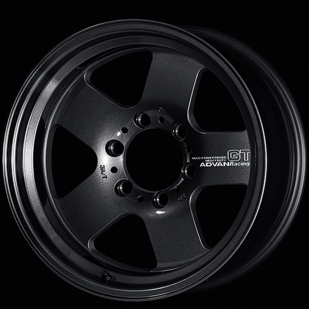 Advan GT Heavy 17X8.0 +20 6x139.7 Racing Titanium Black Wheel ...
