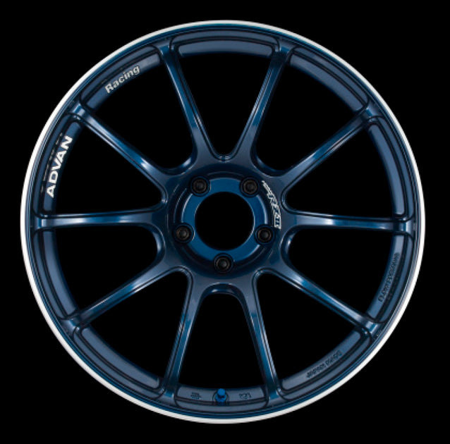 Advan RZII 17x7.5 +38 4-100 Racing Indigo Blue Wheel | Juggernaut ...