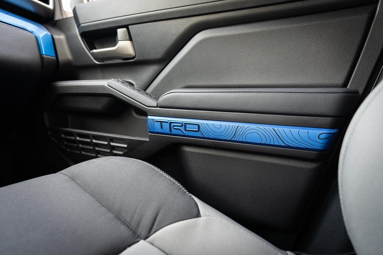 "TRD" Door Topographic Map Overlays - 2024+ Tacoma | Juggernaut ...