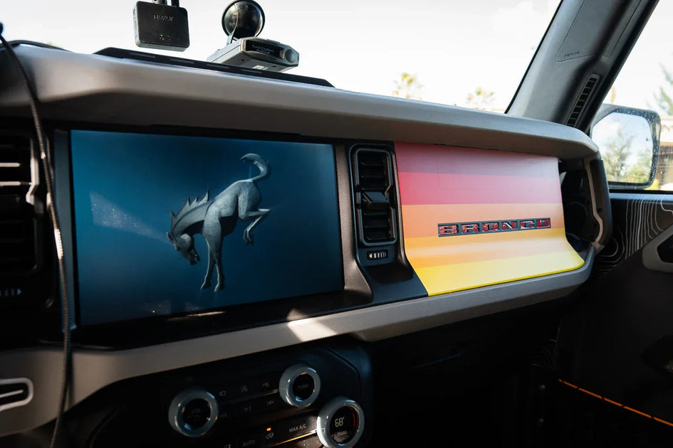 Sunset Dash Overlay - 2021+ Bronco | Juggernaut Performance Inc.