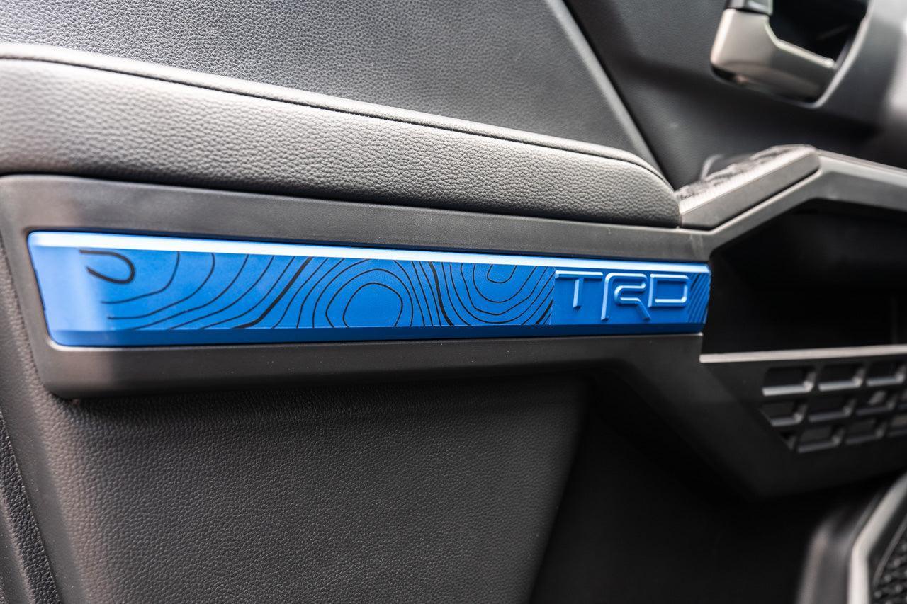 "TRD" Door Topographic Map Overlays - 2024+ Tacoma | Juggernaut ...