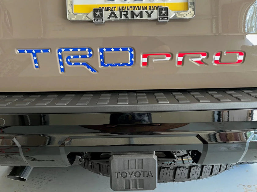 TRD PRO Rear Hatch Liftgate Emblem Inlays - 2025+ 4Runner TRD Pro ...