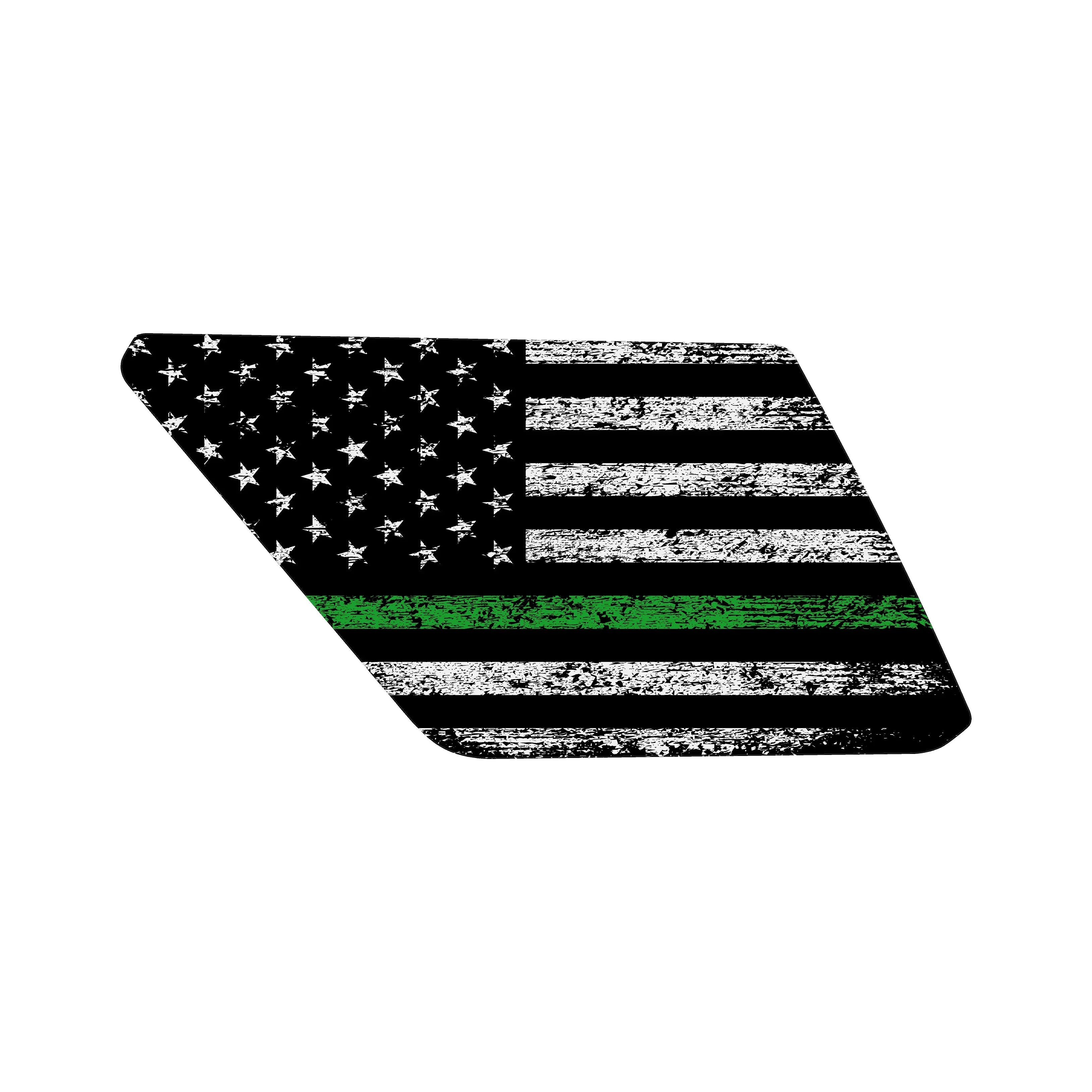 American Flag Rear Window Overlays V2 (Perforated) - 2025+ 4Runner ...