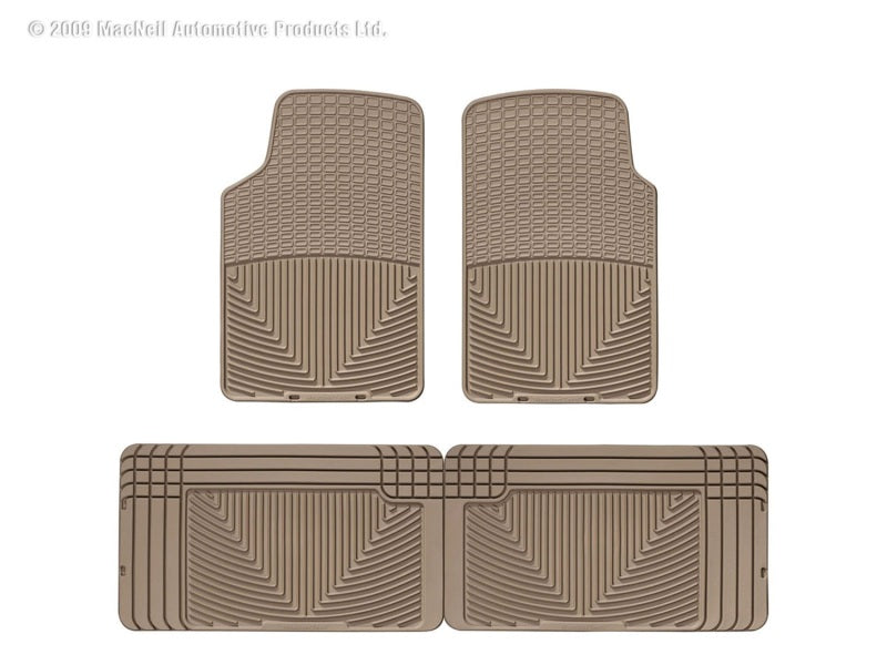 WT Rubber Mats - Rear - Tan | Juggernaut Performance Inc.