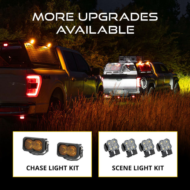 Diode Dynamics Stage Series LED Bed Light Kit for Kuat IBEX Bed Rack ...