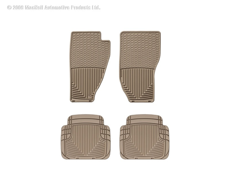 WT Rubber Mats - Front - Tan | Juggernaut Performance Inc.