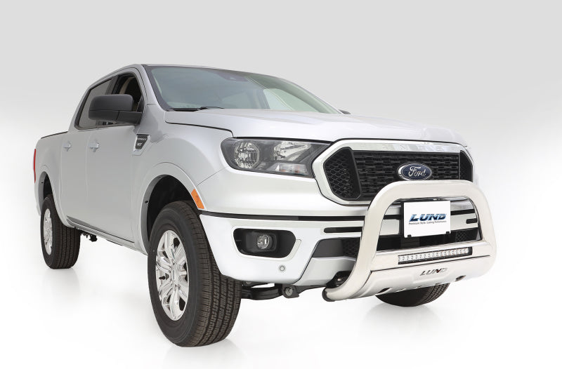 Lund 2019 Ford Ranger Bull Bar w/Light & Wiring - Polished Stainless ...