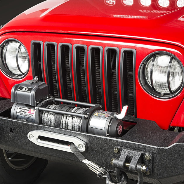 Rugged Ridge Grille Inserts Black 97-06 Jeep Wrangler | Juggernaut ...