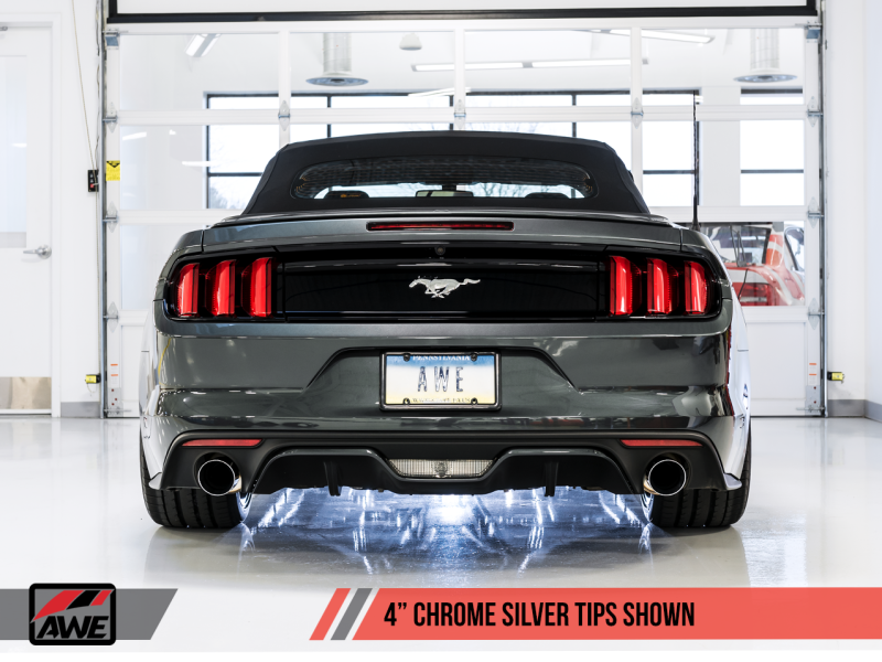 AWE Tuning S550 Mustang EcoBoost Axle-back Exhaust - Touring Edition ...