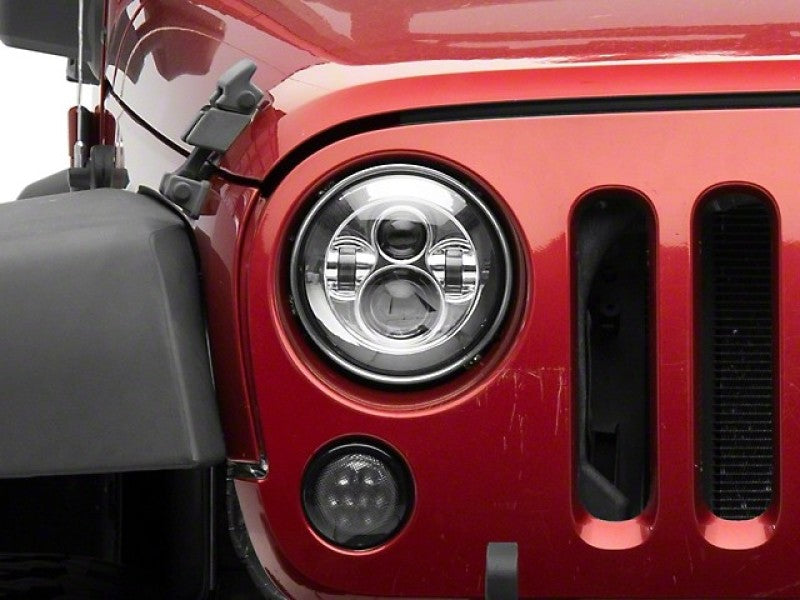 Raxiom 97-18 Jeep Wrangler TJ/JK Axial Series LED Daymaker Headlights ...