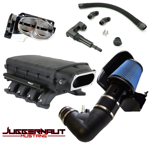 Holley Hi-Ram Cast Intake Throttle CAI Intake Combo Packs (11-23 Musta ...